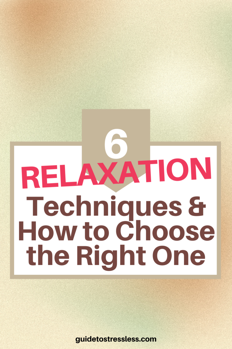 Different Types of Relaxation Techniques